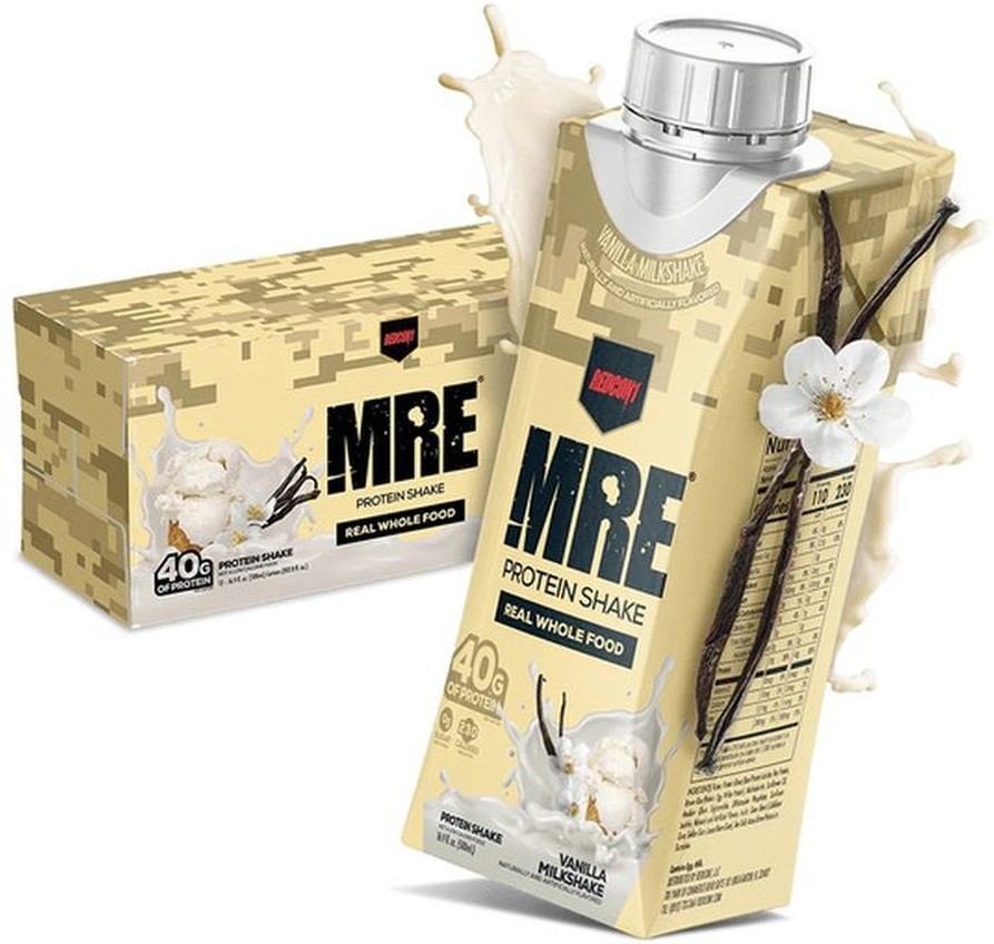 MRE Ready to Drink Protein Shakes, Vanilla Milkshake